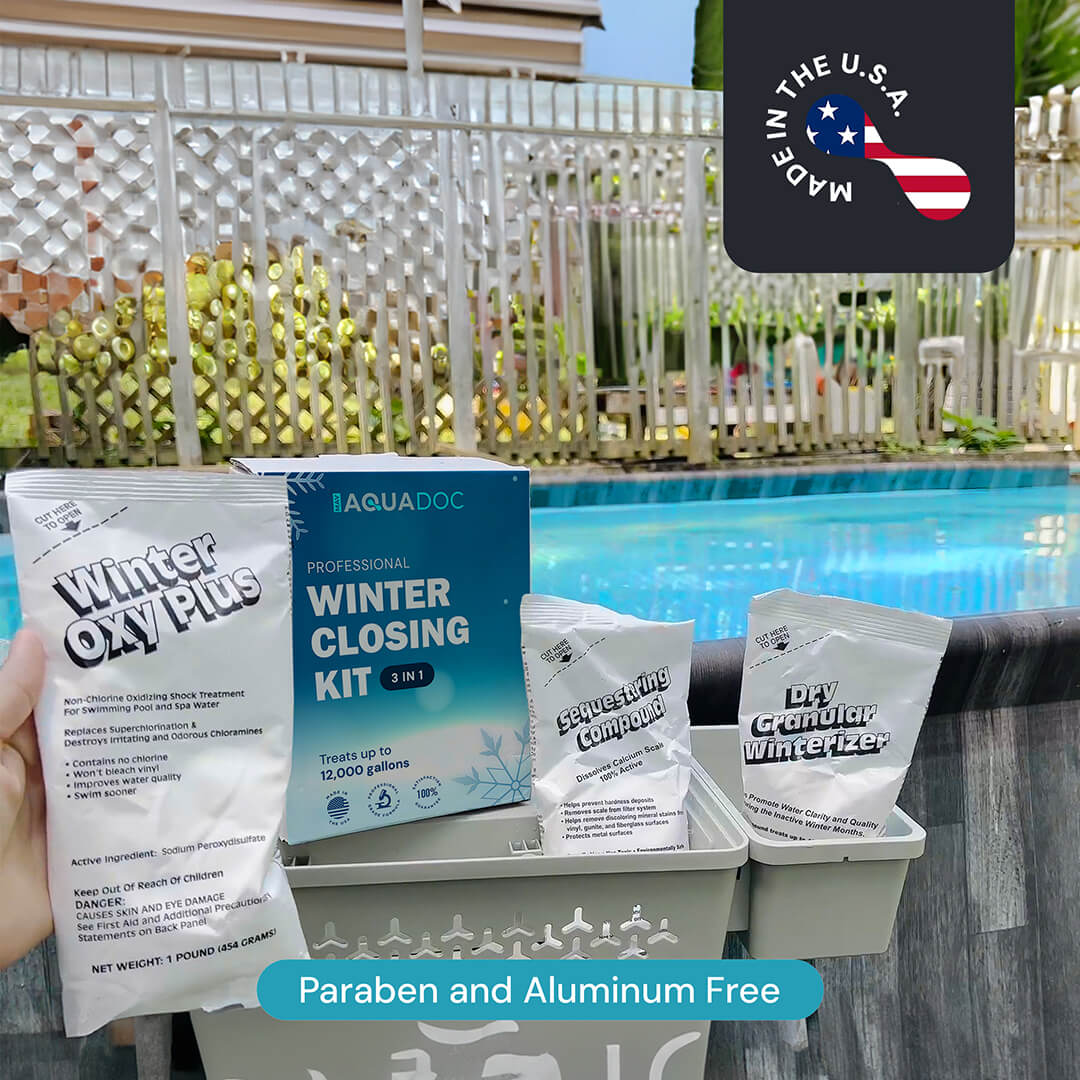 Pool Winterizing Kit - AquaDoc's 3-Part Pool Closing Solution