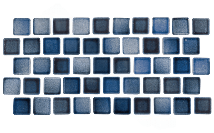 NPT 1" x 1" Mix Mosaic Tile Ocean Blend MIX-OCEAN – AquaDoc