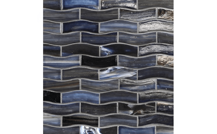 NPT TET-ONYX Interlocking Glass Pool Tile – Iridescent Onyx Finish ...