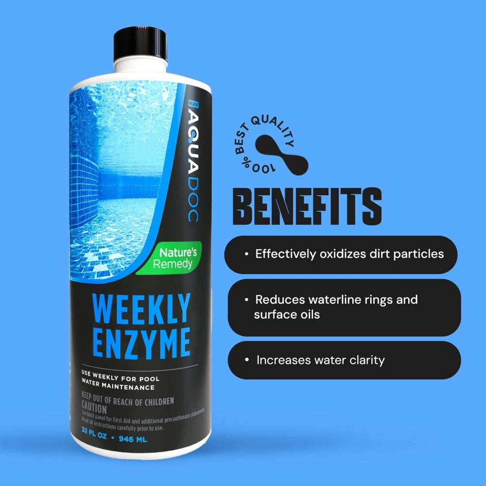 AquaDoc Pool Weekly Enzyme Treatment - Eco-Friendly Pool Maintenance