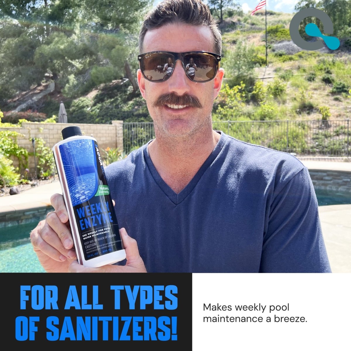 AquaDoc Pool Weekly Enzyme Treatment - Eco-Friendly Pool Maintenance
