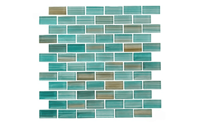 NPT ECD-MARINE1X2 1x2 Green Copper Pool Tile – Escapade Collection ...