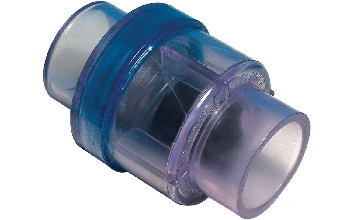 Waterway 600-8140 1-1/2" S x 1-1/2" S Air Check Valve with 1/4 lb ...