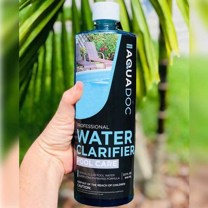 AquaDoc Pool Water Clarifier - Clear, Clean, Crystal-Clear Water