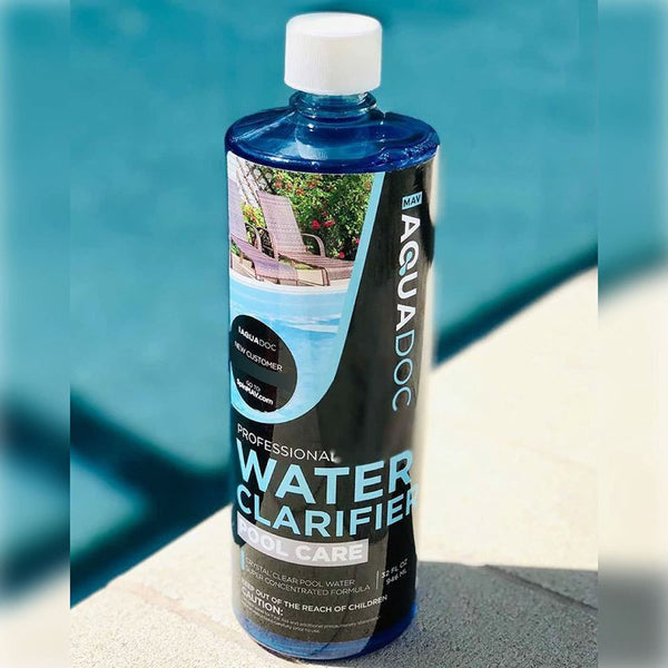 AquaDoc Pool Water Clarifier - Clear, Clean, Crystal-Clear Water